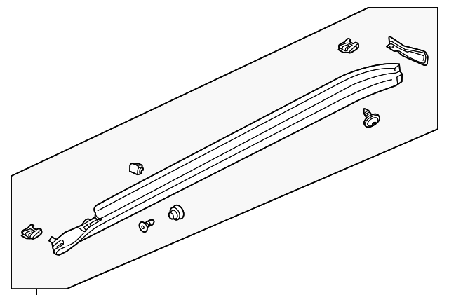 2017-2023 Porsche Panamera Rocker Molding 971-854-884-OK1 | Sunset ...