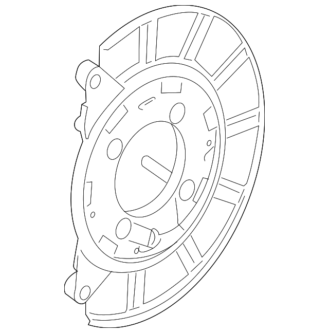 44020-1PA1B - Backing Plate - 2012-2021 Nissan | Nissan OEM Parts Direct