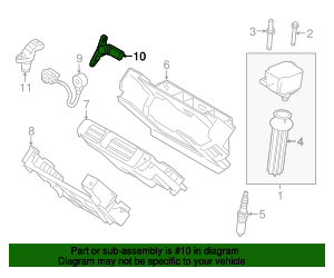 LR150655 - Crankshaft Position Sensor 2012-2019 Land Rover | Land ...