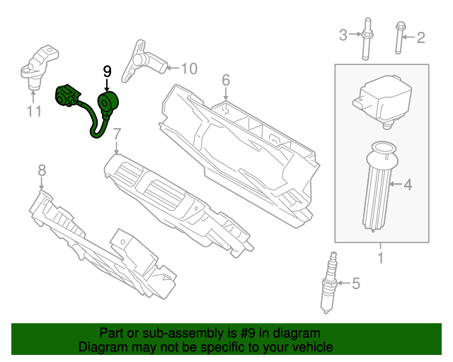 Genuine Knock Sensor for 2012-2019 Land Rover | Land Rover Part ...