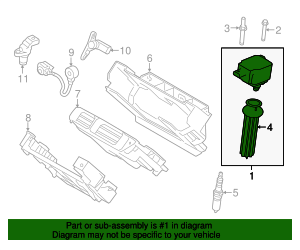 Genuine OEM Ignition Coil Part# LR084889 Fits 2012-2019 Land Rover: Up ...