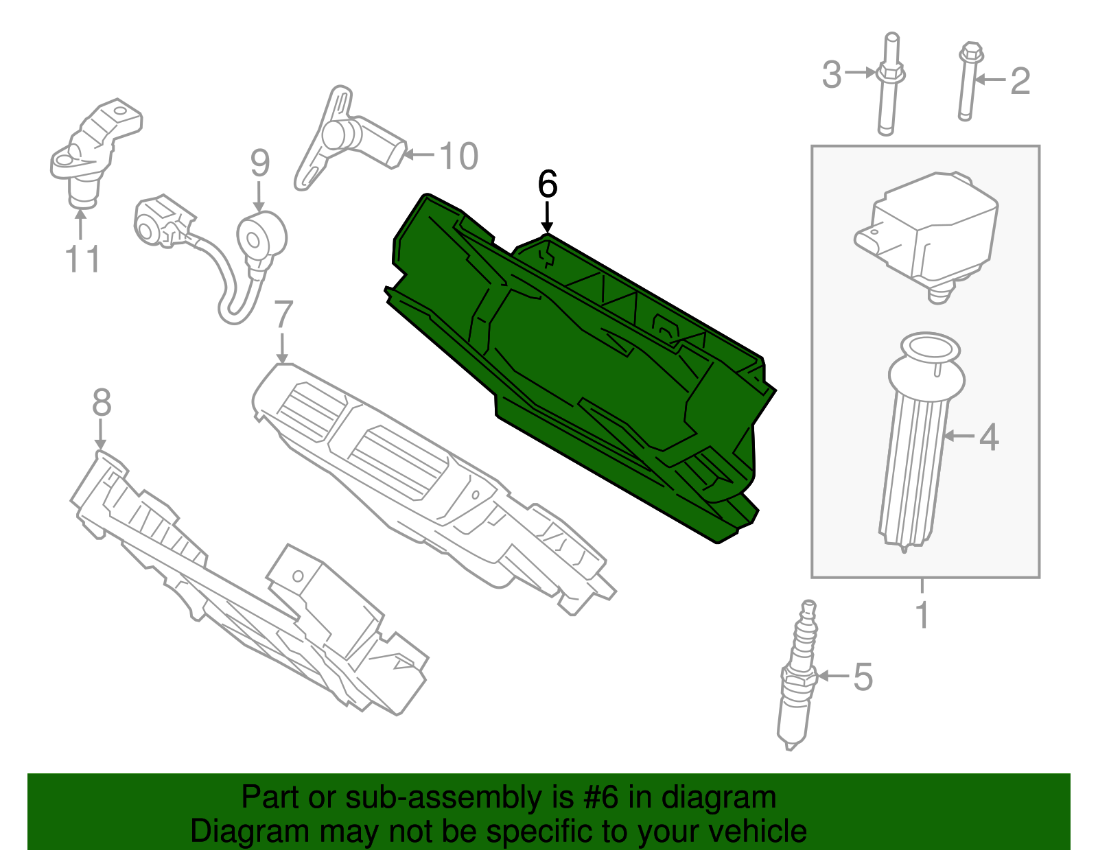 2014-2024 Land Rover Engine Control Module (ECM) LR057872 | Land Rover ...