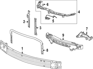 2024 Chevrolet Trailblazer Absorber 42830513 | GM Parts Center