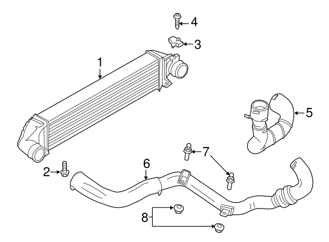 2015-2016 Lincoln MKC Duct Air EJ7Z-6C646-A | OEM Parts Online
