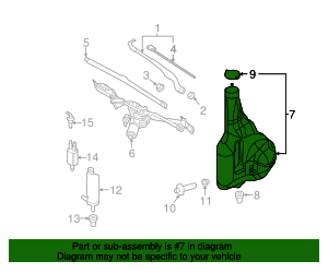 906-869-02-20 - Washer Reservoir 2010-2018 Mercedes-Benz | Mercedes ...