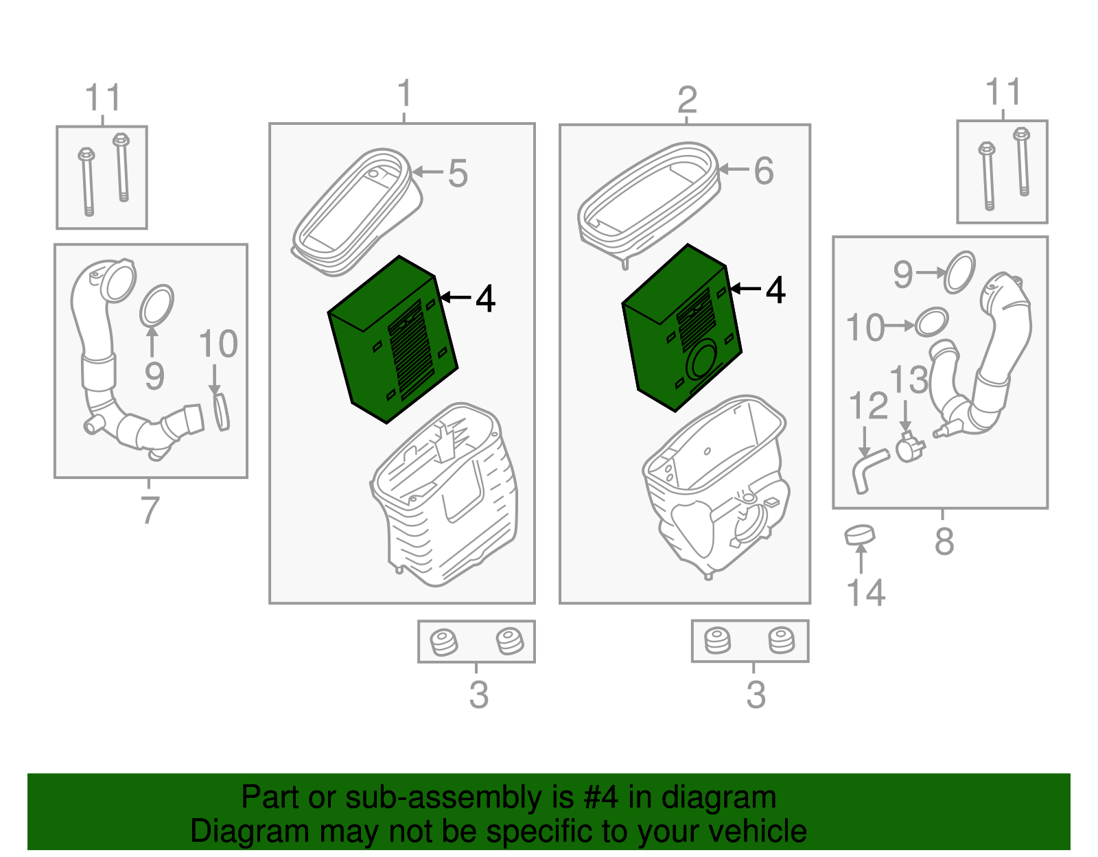 2015-2024 Porsche Macan Air Filter 95B-129-620-B | OEM Parts Online