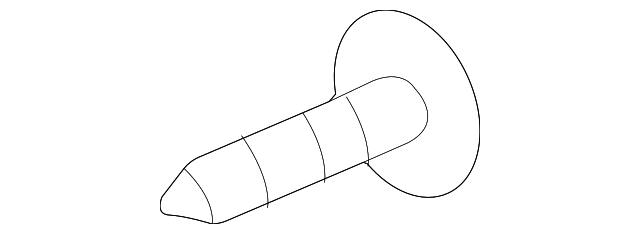 Genuine Door Trim Panel Screw for 2010-2011 Saab 9-5 | Part# 90561305 ...