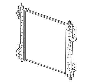 2013-2015 Chevrolet Spark Radiator 95942350 | TascaParts.com