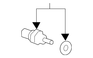 25181969 - Engine Coolant Temperature Sensor 2013-2015 Chevrolet Spark ...