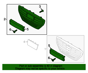 2015-2017 Hyundai Grille Assembly 86350-B1440 | OEM Parts Online