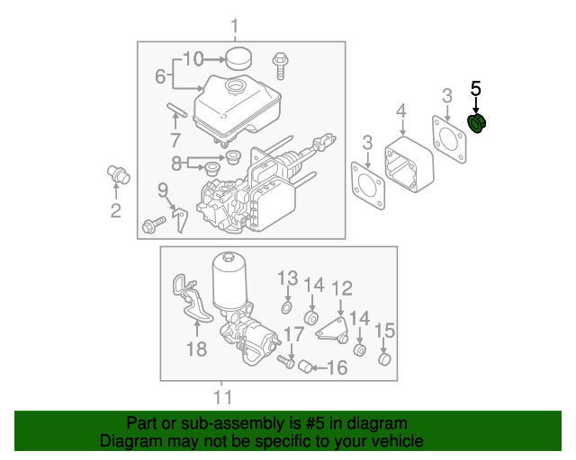 2007-2024 Nissan Hinge Nut 01225-N8051 | Nissan Parts Plus