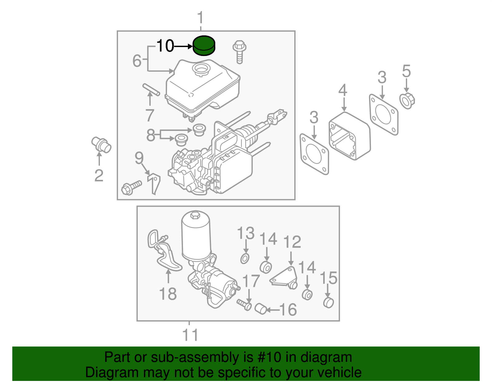 2012-2025 Nissan Reservoir Cap 46020-1PA0A | OEM Parts Online