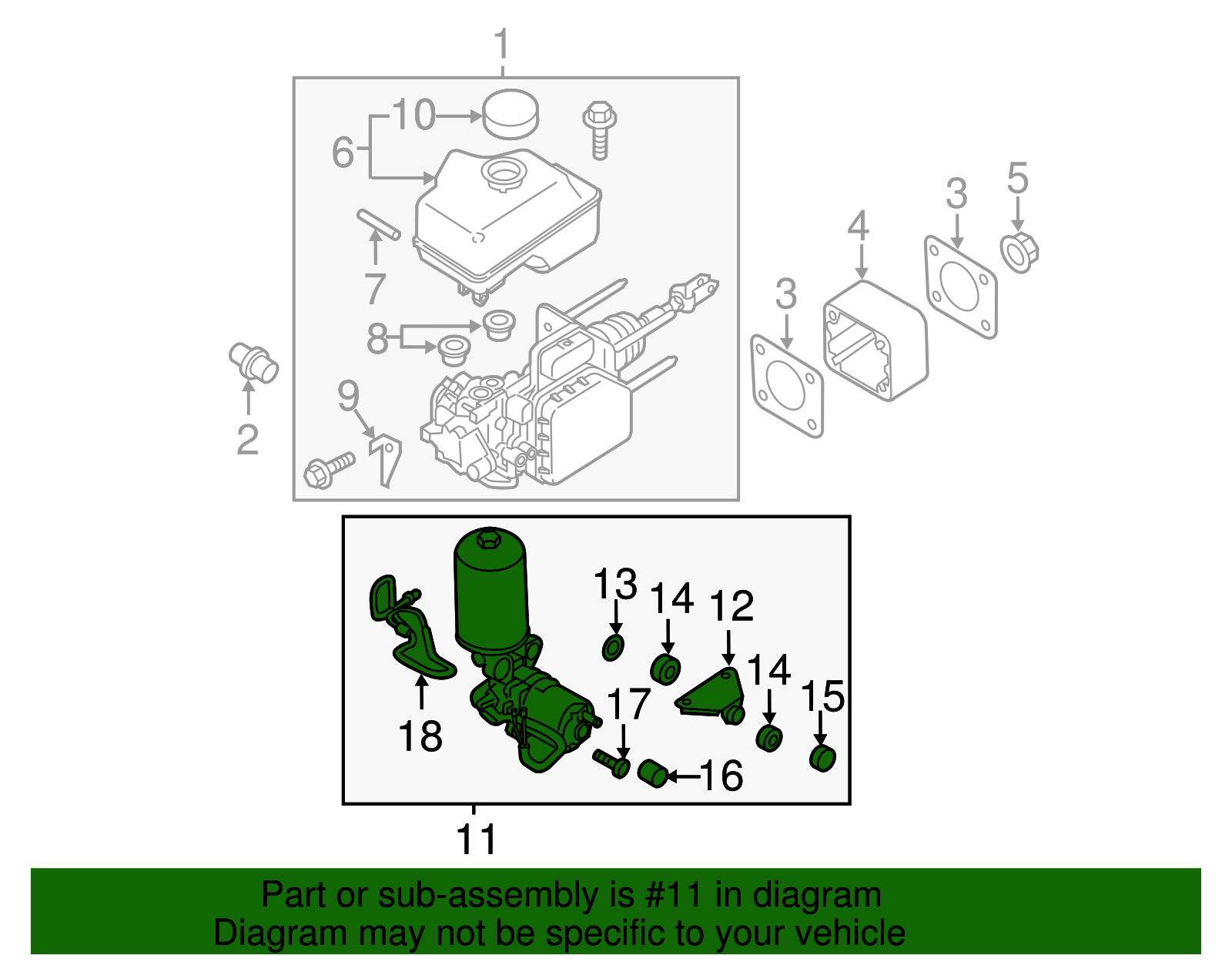 2012-2024 Nissan Booster Assembly 472101PA0A | Nissan Canada
