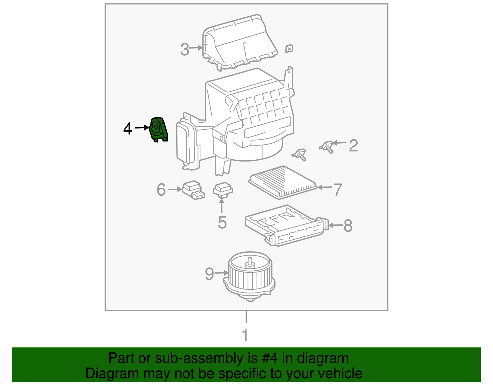 87106-08080 - High-Quality HVAC Air Inlet Door Actuator for 2004-2010 ...