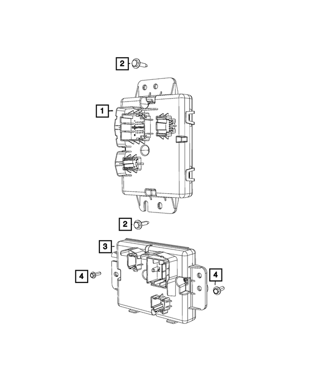 2024 Chrysler A/C And Heater Module, Front 68630960AB | Mopar eStore