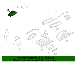 51-45-9-239-337 - Instrument Panel Trim Panel 2012-2019 BMW ...