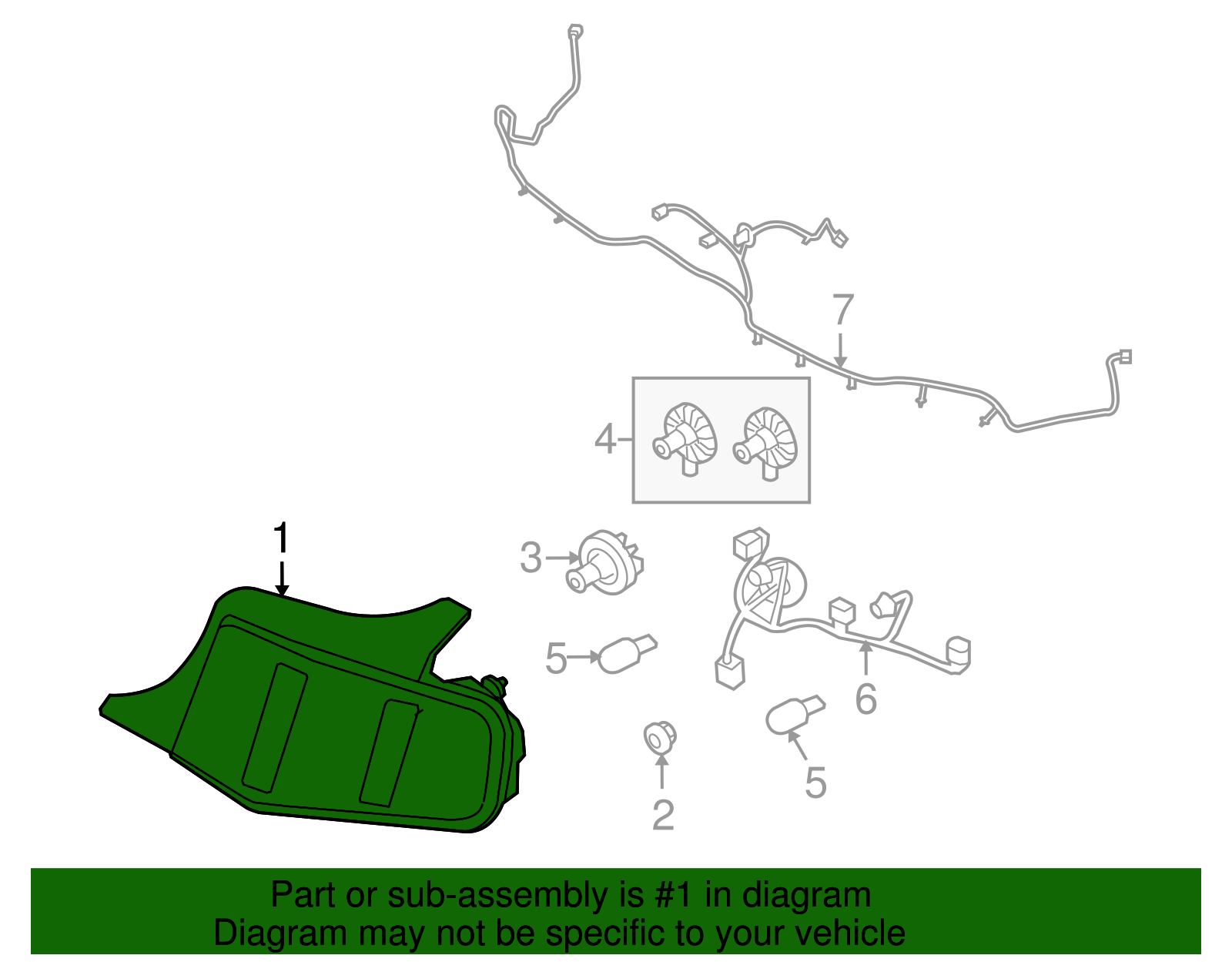 2013-2014 Ford Mustang Tail Lamp Assembly DR3Z-13405-A | Miracle Ford Parts