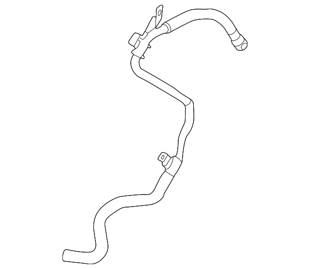 2021-2025 Lincoln Corsair Drive Motor Inverter Radiator Hose LX6Z-8A577 ...