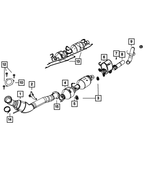 Exhaust System for 2010 Dodge Ram 2500 | My Mopar Parts