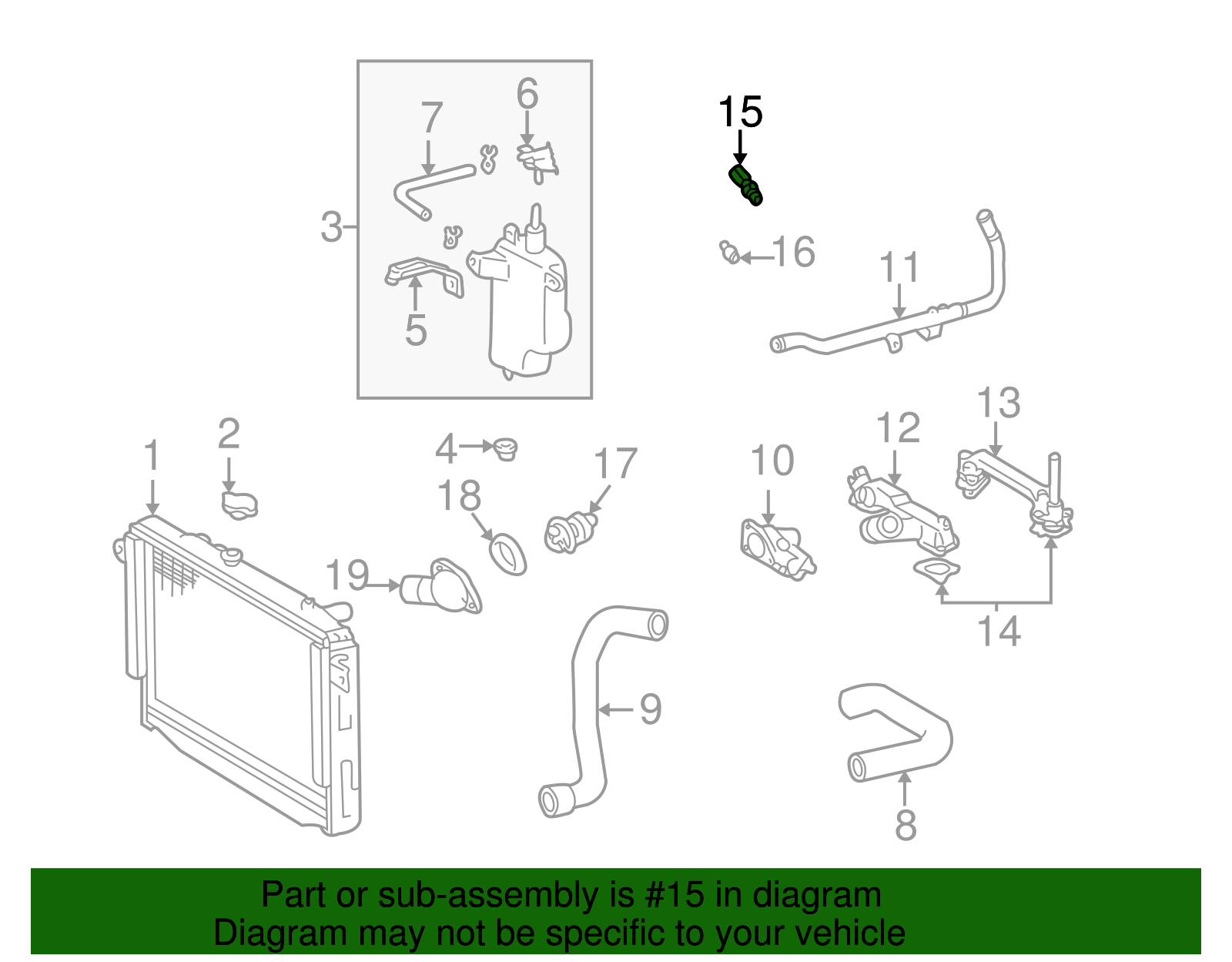 89422-06010 - Engine Coolant Temperature Sensor 2003-2011 Toyota ...