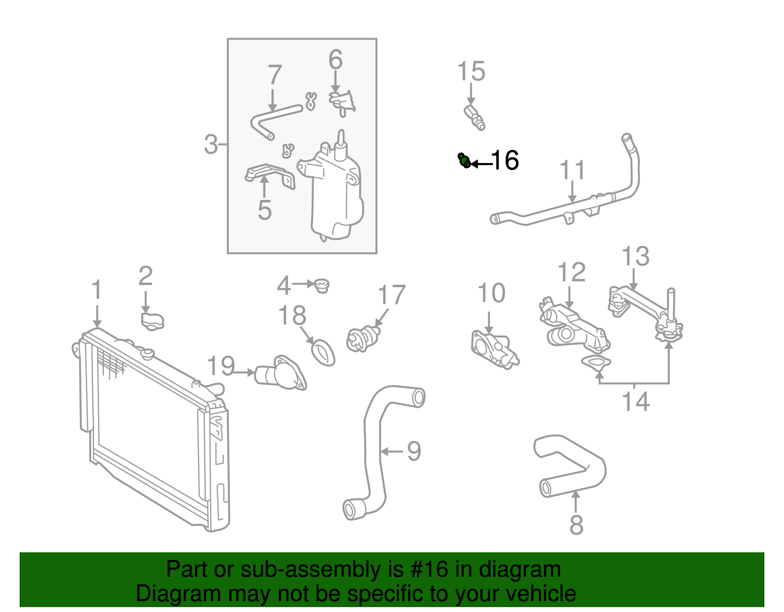 83420-20040 - Engine Coolant Temperature Sender 1992-2007 Toyota ...