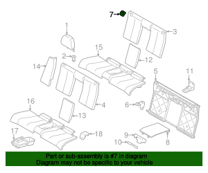 52207262810 - 2014-2020 BMW Latch Cover (52-20-7-262-810) | BMW of ...