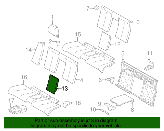 52-20-7-327-473 - Center Cover - 2014-2020 BMW | Buy BMW Parts Now