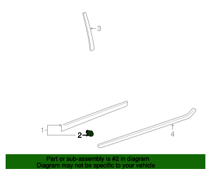 62955-12010 - Lower Molding Retainer - 1993-2005 Toyota | Conicelli ...