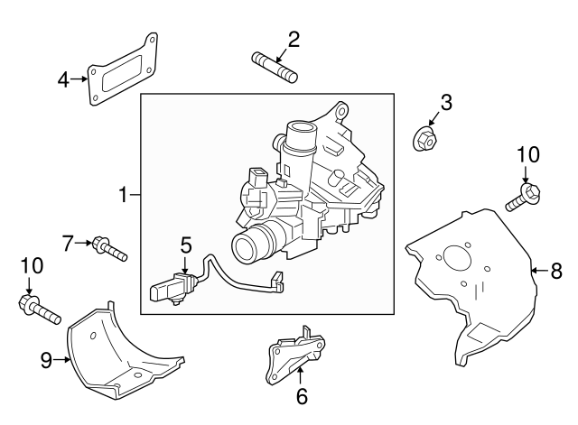 2016-2020 Infiniti Turbocharger Gasket 14415-5CA0A | INFINITI Parts ...