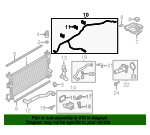 Genuine OEM Ford Part - Engine Coolant Overflow Hose CV6Z-8075-X ...