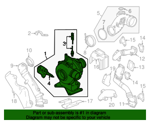 Engine Turbocharger 19434580 | GM Parts Center