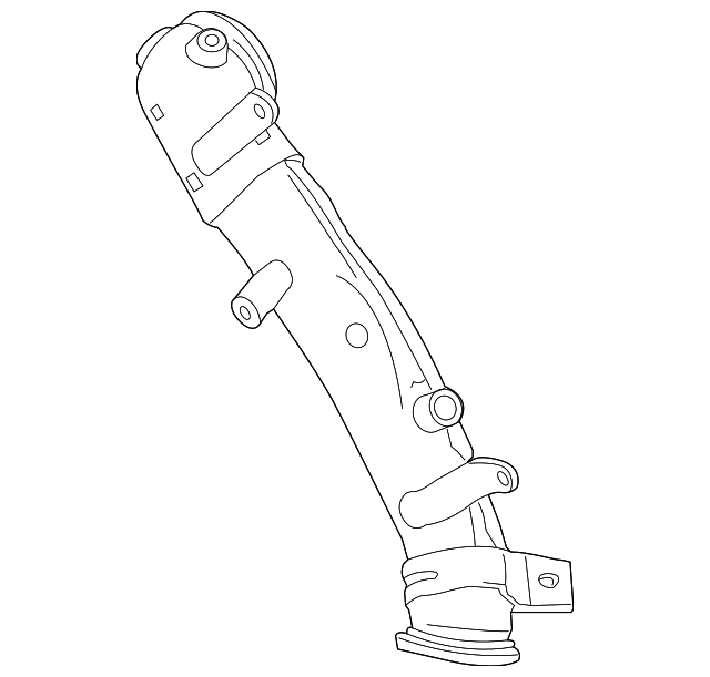 2010-2016 GM Turbocharger Exhaust Outlet Pipe Adapter 12643610 ...