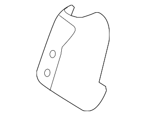 2010-2016 GM Passenger Side Exhaust Pipe Heat Shield 12634074 GM ...