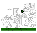 2010-2016 GM Turbocharger Air Inlet Adapter Clamp 12638666 ...