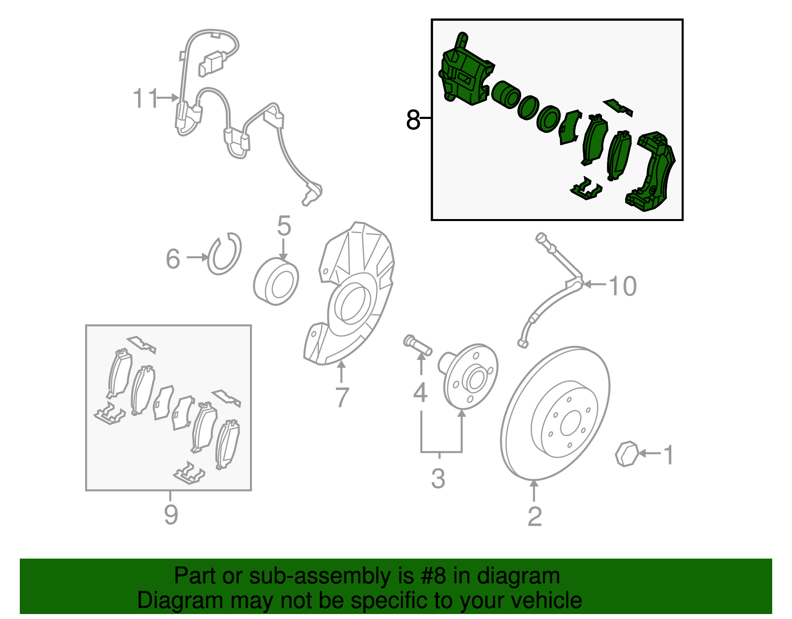 58180-1GA00 - Caliper 2006-2011 Kia | Kia.Parts Store