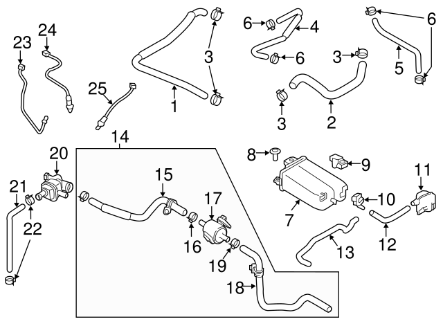2019-2024 Nissan Oxygen Sensor 22693-6CA0C | Nissan Parts Store