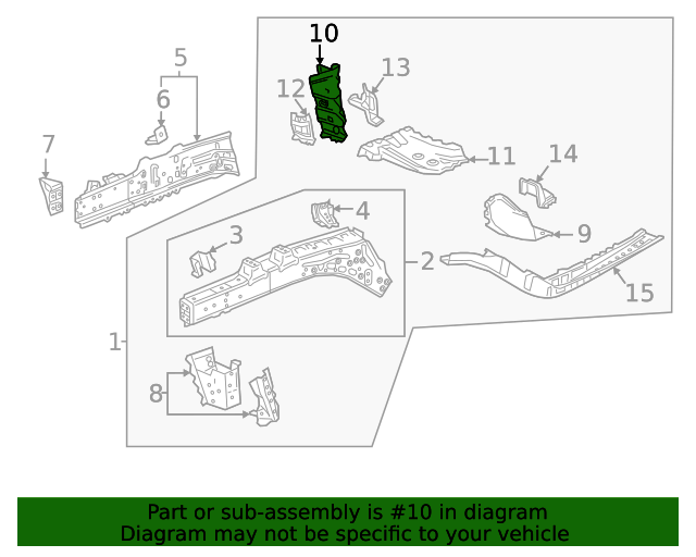 2021-2022 Buick Envision Rail Extension 84358846 | GMPartsDirect.com