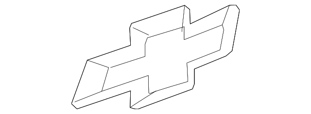 2018-2023 Chevrolet Equinox Decklid Emblem in Black 23373667 ...