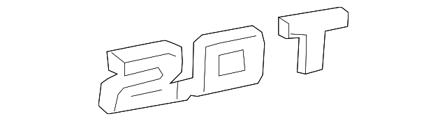 2018-2020 Chevrolet Equinox Exterior Bright Chrome Liftgate Engine Name ...