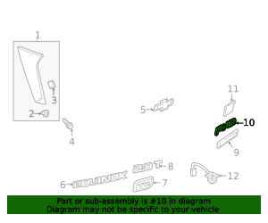 2022 Chevrolet Equinox Liftgate Trim Level Name Plate 84515648 ...