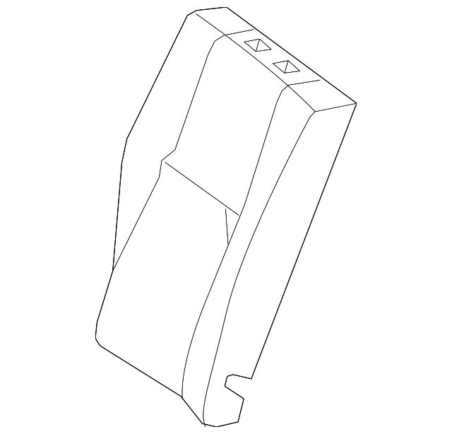 2016-2024 Mercedes-Benz GLC300 Padding, Rear Seat Backrest 253-920-21 ...