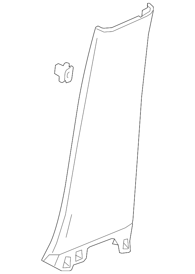2018 Buick Lower Center Pillar Trim 39089562 | GMPartsDirect.com