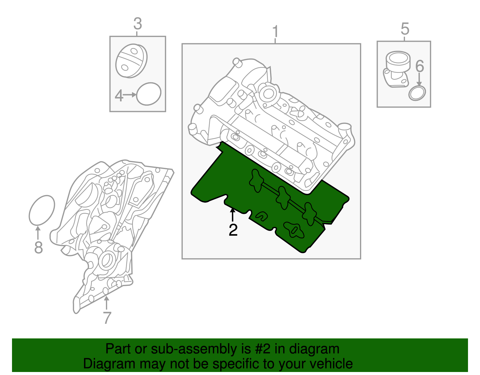 22453-3CGA2 - Valve Cover Gasket 2014-2018 Kia | Kia.Parts Store