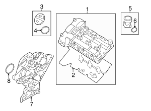 2011-2018 Kia Timing Cover 21351-3CAA3 | QuirkParts