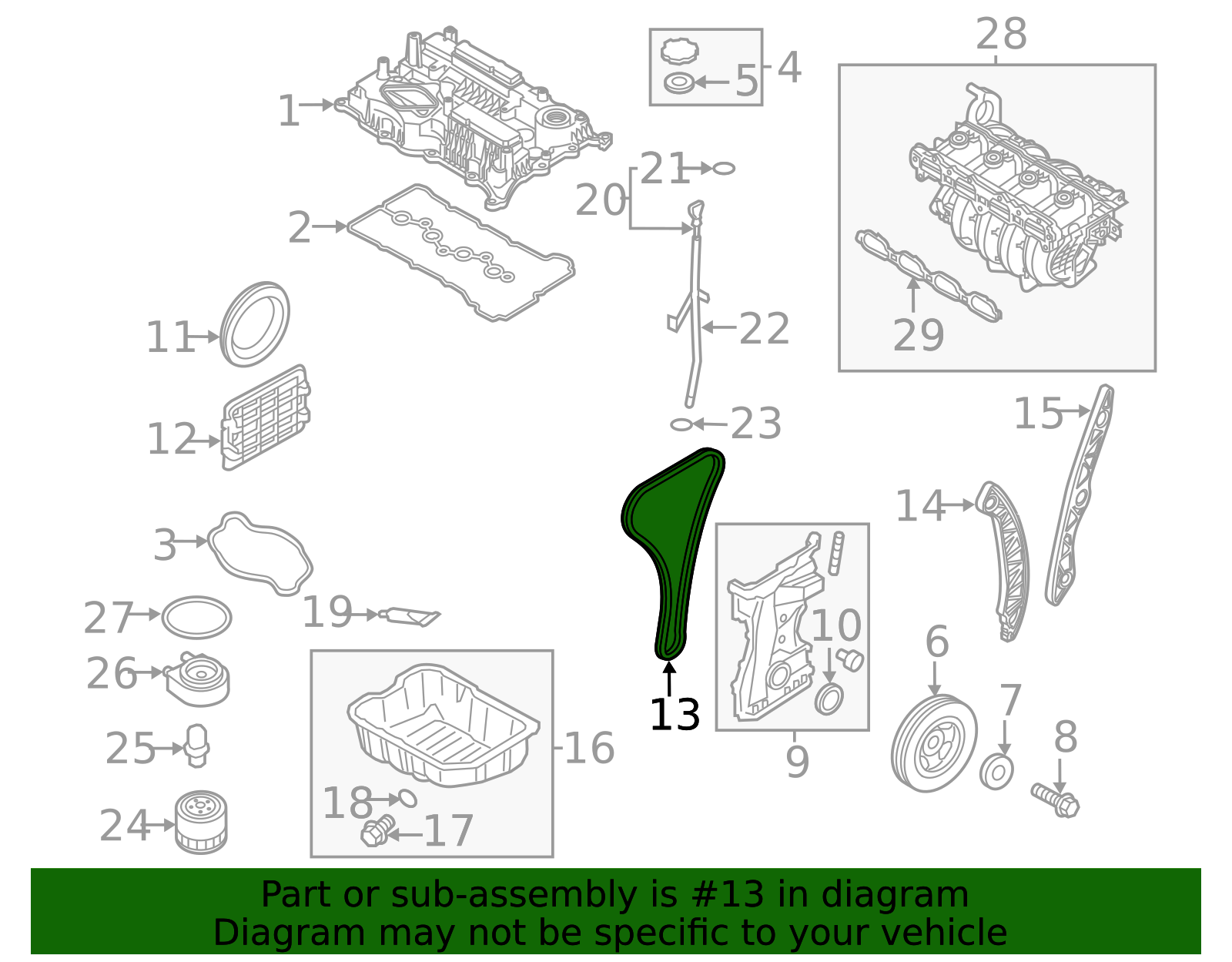 24321-2G111 - Timing Chain 2011-2022 Kia | Kia.Parts Store