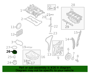 2016-2022 Kia Oil Cooler 26410-2G001 | OEM Parts Online