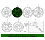 2007-2017 Toyota Wheel Alloy Standard 18 Inch 42611-0C100 | OEM Parts ...