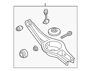Genuine Lower Control Arm for 2019-2023 Hyundai Kona Electric | Part ...