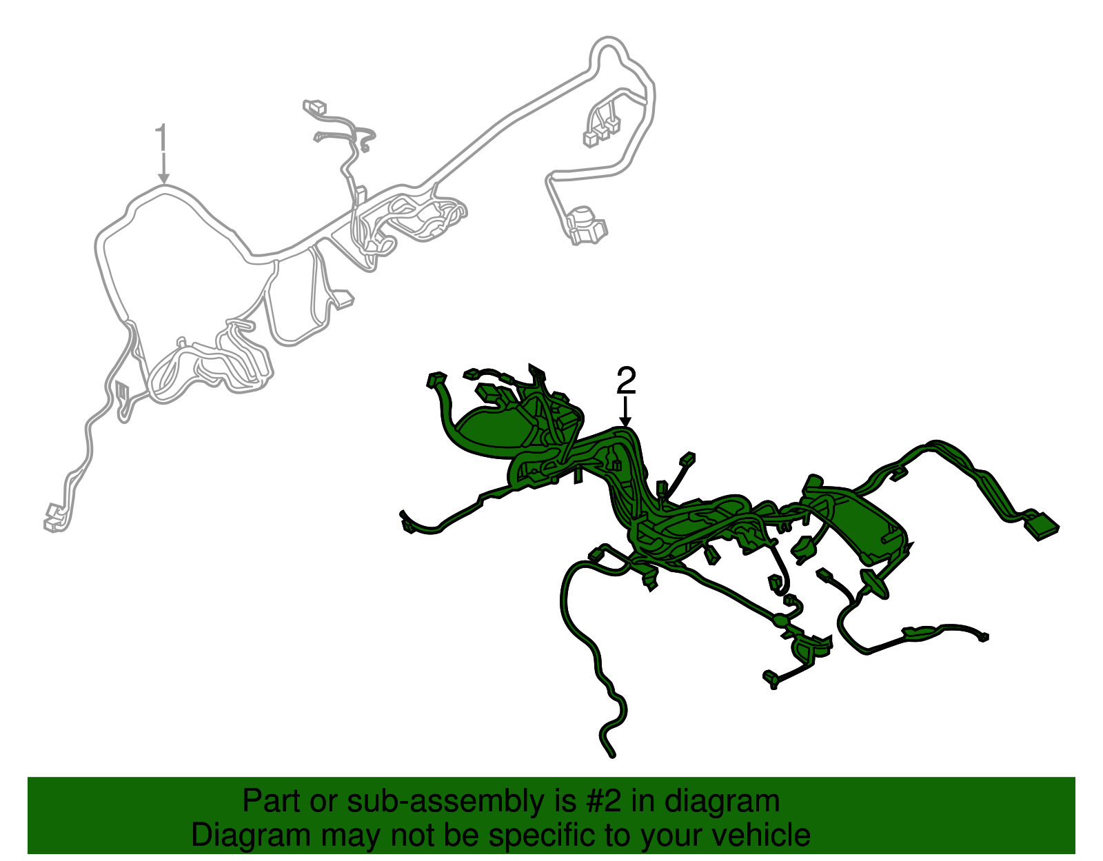2022-2023 Ford F-150 Wire Harness NL3Z-12A581-VCF | OEM Parts Online