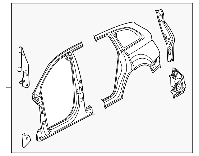 2009-2017 Audi Uniside Assembly 8R0-810-100-A | Audi USA Parts